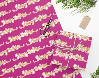 My Mel & Hello Kitty Birthday Wrapping Paper - Etsy