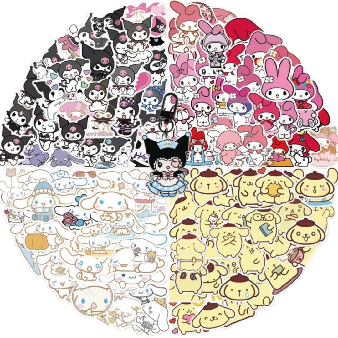 SANRIO Pompompurin Stickers 10 - Etsy