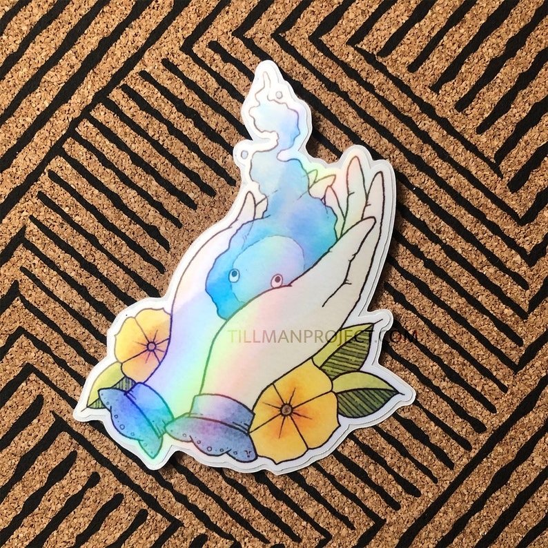 Sophie & Calcifer "a Heart's a Heavy Burden" Sticker - Etsy