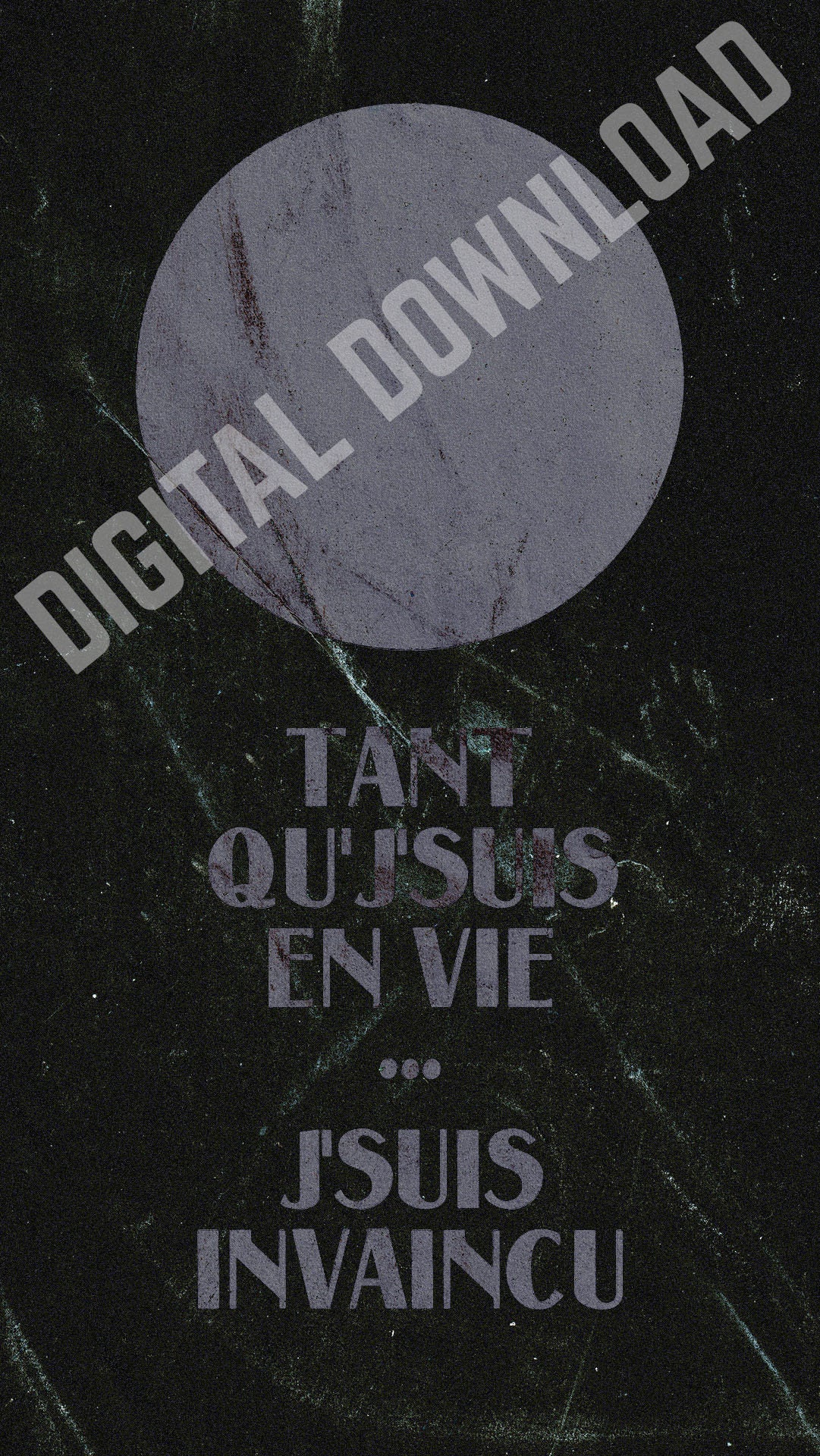 Invaincu undefeated Mobile Wallpaper Background Colorway C - Etsy