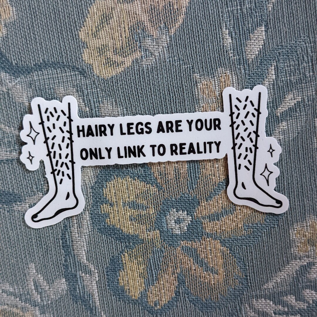 Hairy Legs Sticker - Etsy