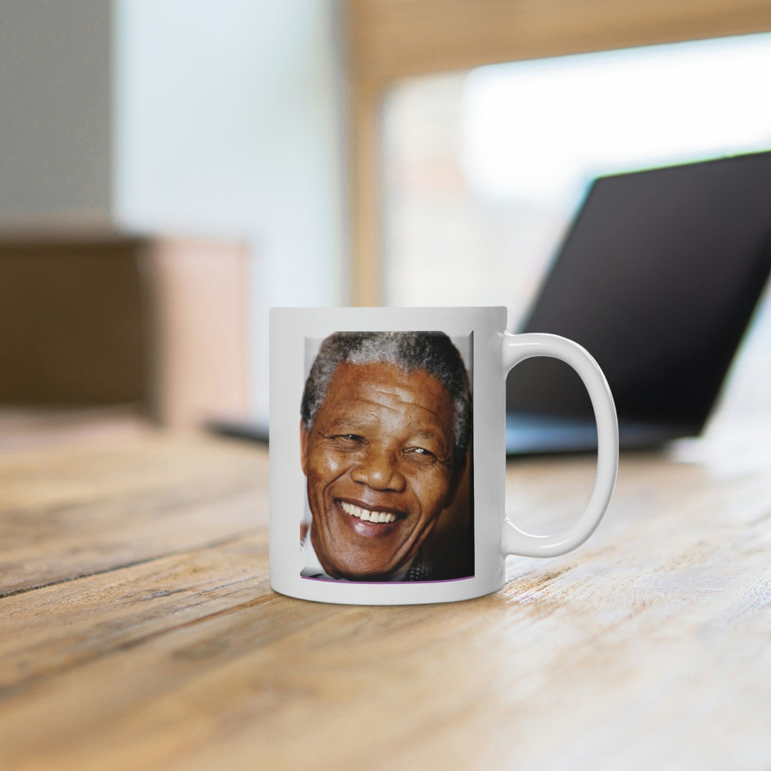 Nelson Mandela Mug Black History Month African Culture - Etsy