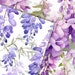 Watercolor Wisteria Digital Paper, Seamless Floral Pattern (digital ...