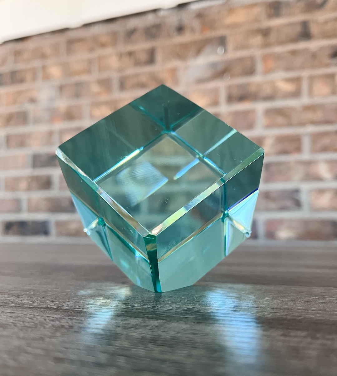 RARE Aqua Green Obsidian Cube, Volcanic Glass From Mexico 1lb2oz - Etsy