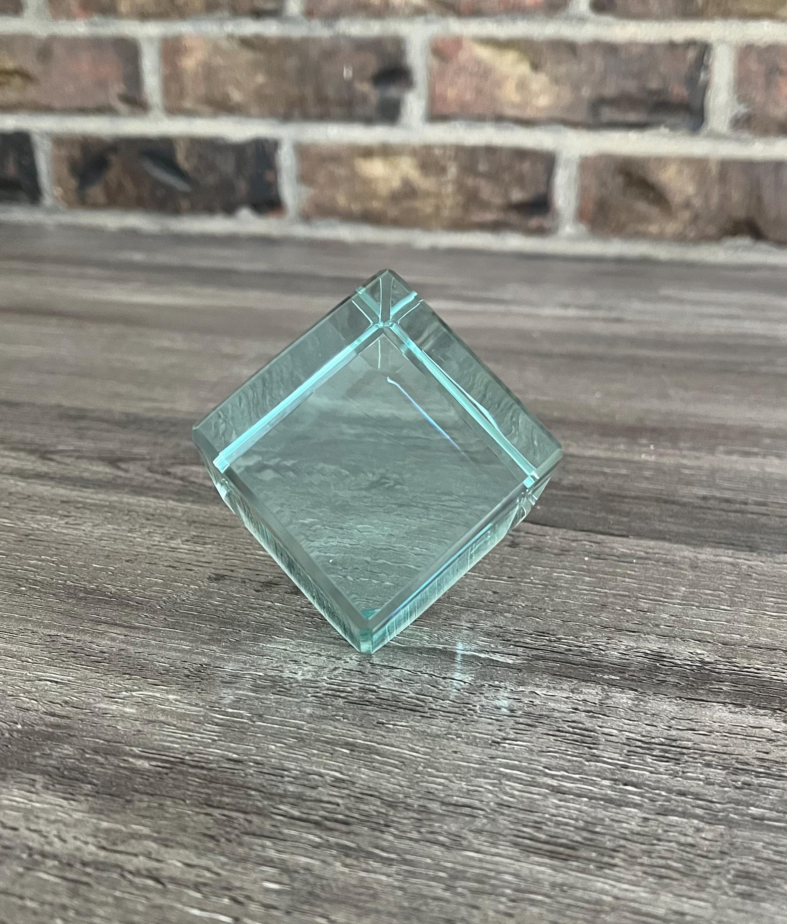 RARE Aqua Green Obsidian Cube, Volcanic Glass From Mexico 11.2oz - Etsy