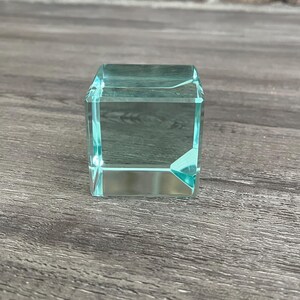 RARE Aqua Green Obsidian Cube, Volcanic Glass From Mexico 11.2oz - Etsy