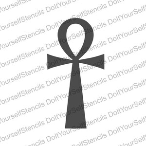 Ankh Stencil, Key of Life Stencil, Reusable DIY Craft Stencil, Digital ...