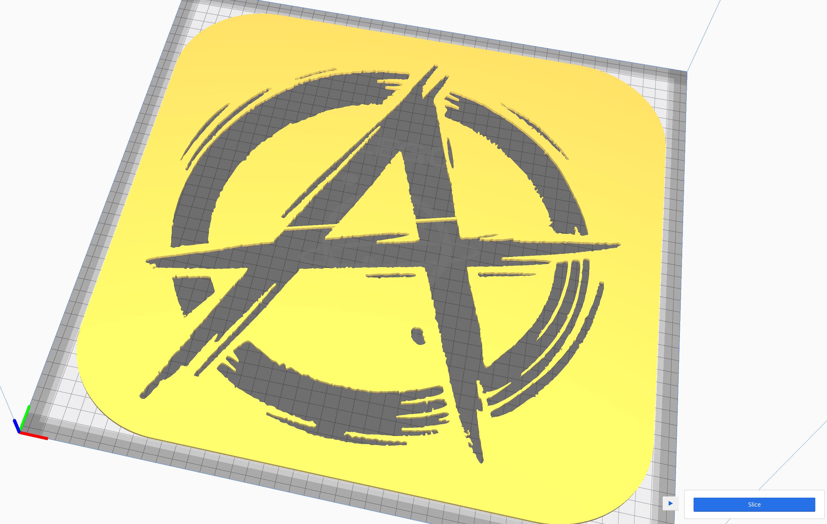 Anarchy Symbol Stencil, Reusable DIY Craft Stencil, Digital Download ...