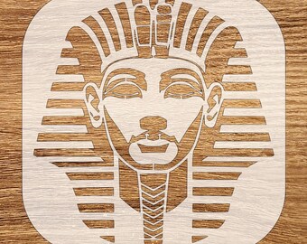 Sphinx Pharaoh Stencil, Reusable DIY Craft Stencil, Digital Download ...