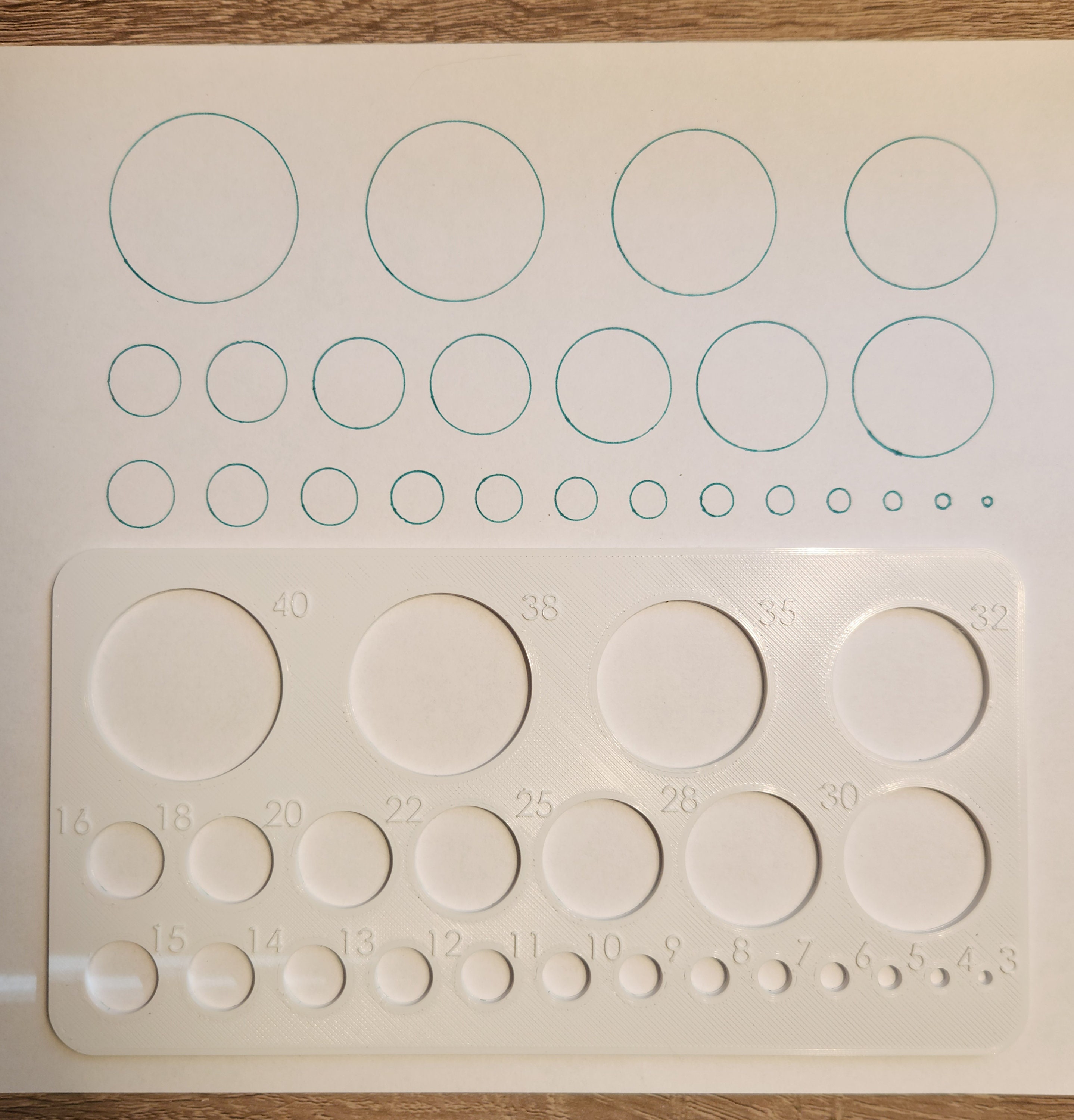 Circle Drawing Stencil Template Digital 3D Print File for Precision ...