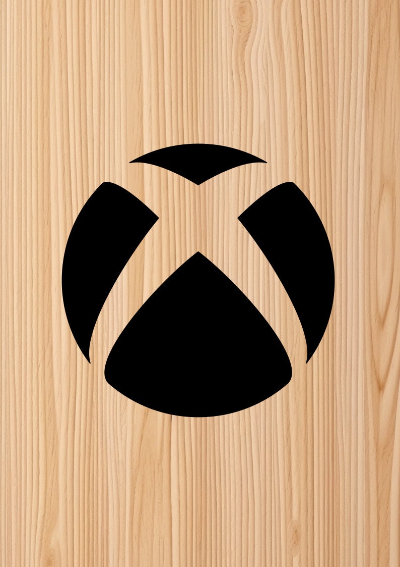 DIY Xbox Logo Stencil Digital Download for 3D Printing, Laser Cutting ...