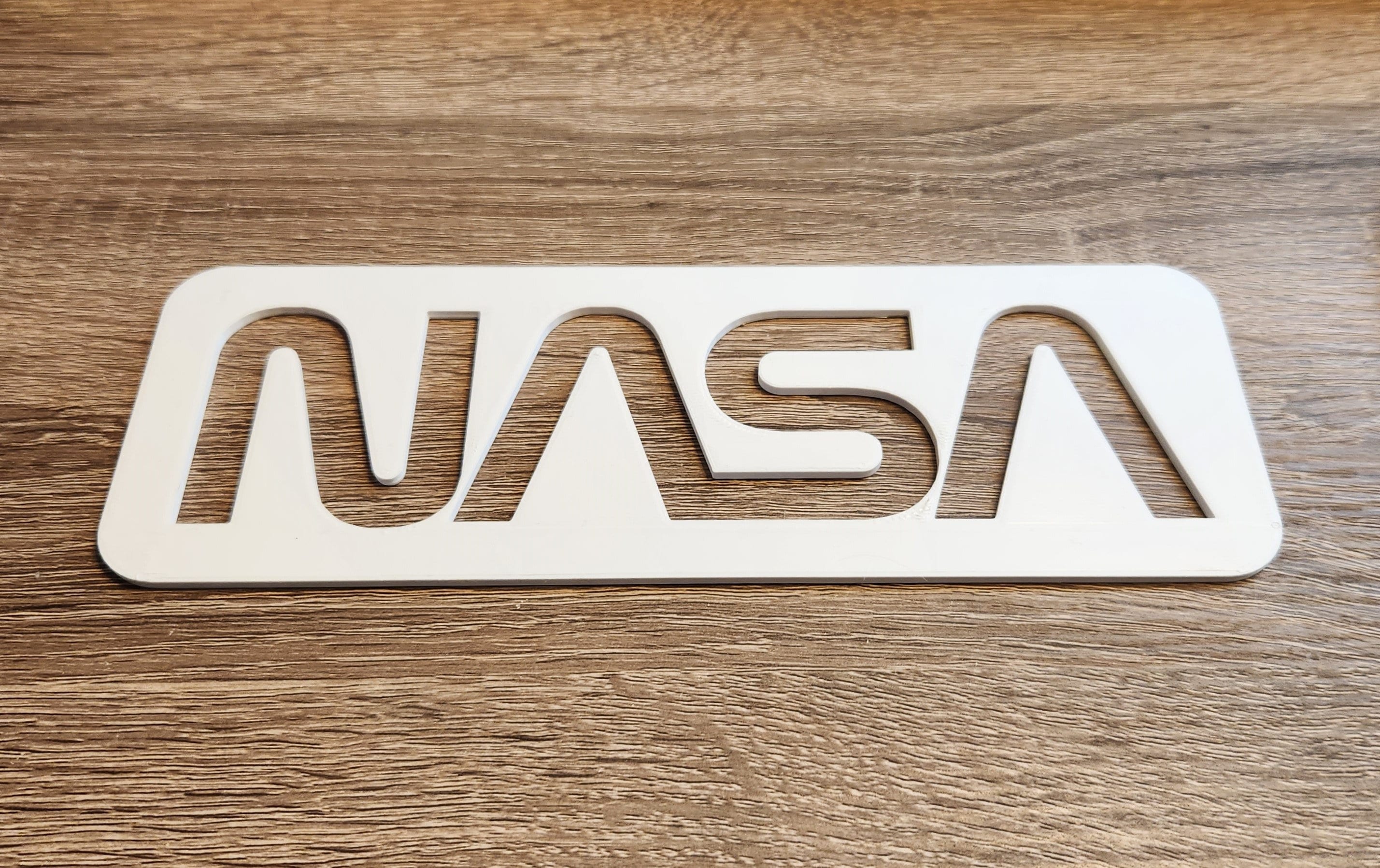 NASA Worm Logo Stencil, Resusable DIY Craft Stencil, Stl File, Dxf File ...