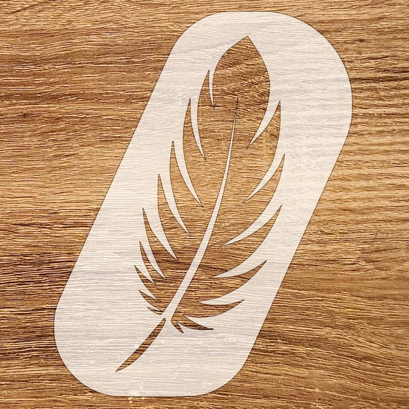 Feather Stencils - Etsy