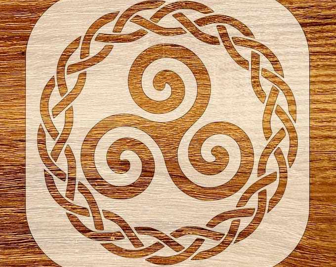 Triskelion Laser Cut File, Triskel Svg, Celtic Circular Boards Png ...