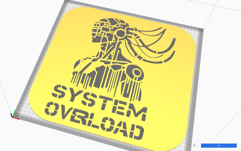 System Overload Stencil, Dystopian DIY Craft Stencil, Digital Download ...