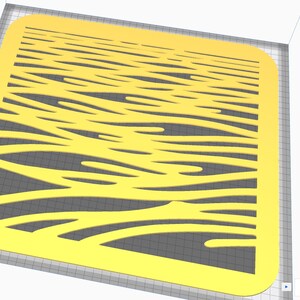 Ocean Ripples Stencil, Water Texture Stencil, Reusable DIY Stencil ...