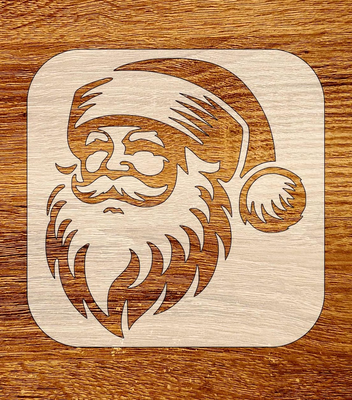 Santa Claus Stencil, Digital Download, SVG, DXF, Stl, Png, Pdf Files - Etsy