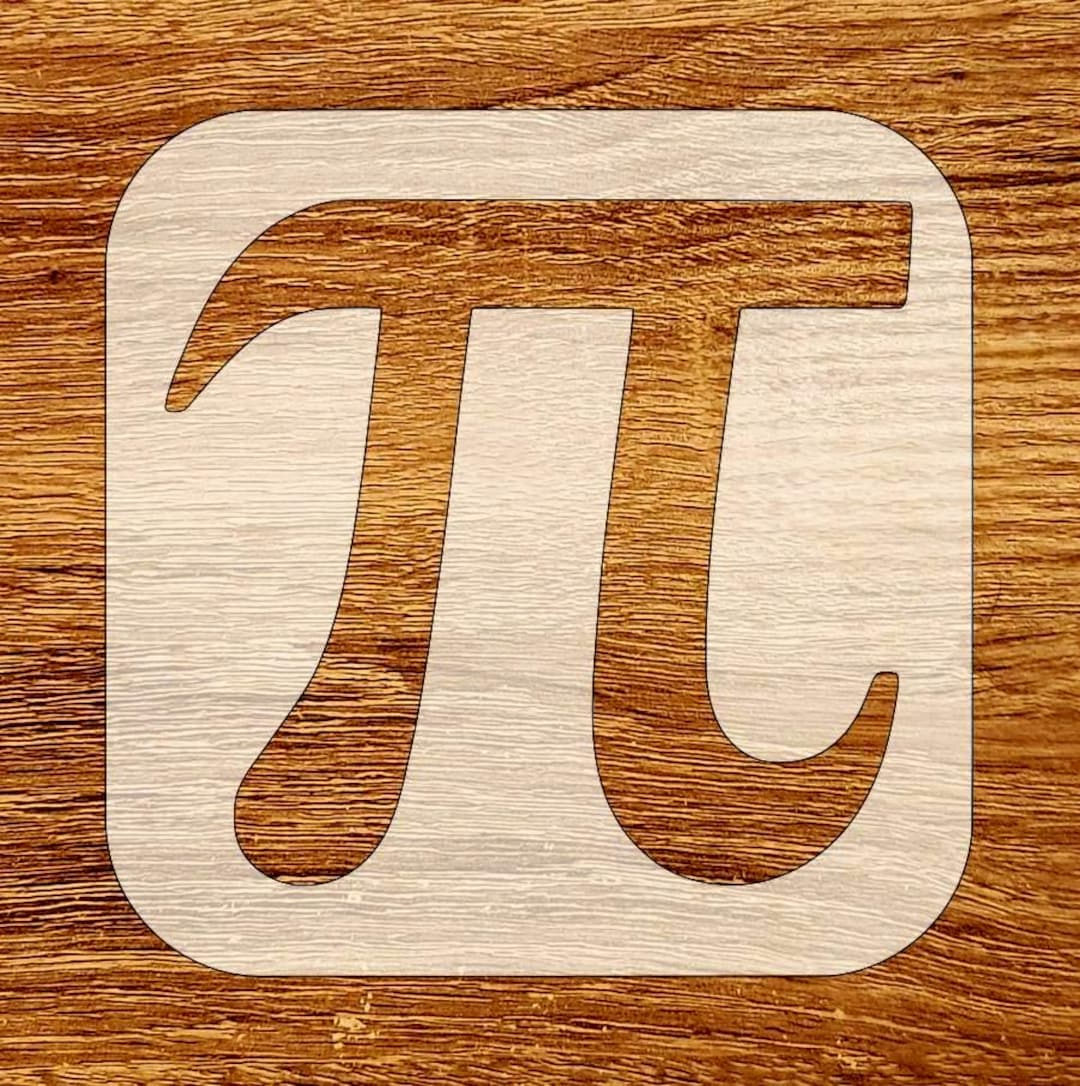 Pi Symbol Stencil, Digital Download, SVG, DXF, Stl, Png, Pdf Files ...