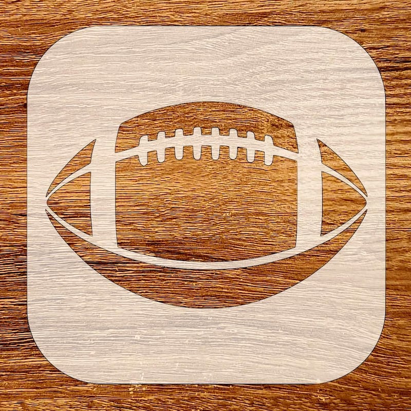Football Stencil Stl - Etsy Australia