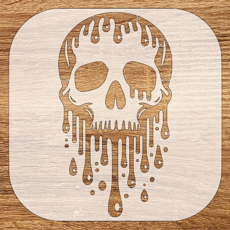 Skull Stencil - Etsy