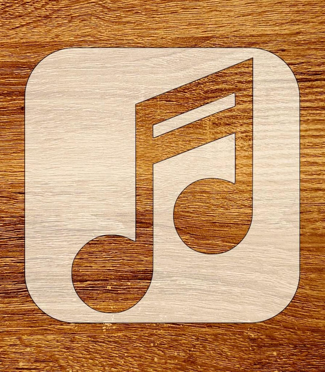 Beamed Eighth Note Stencil, Reusable DIY Craft Stencil, Digital ...