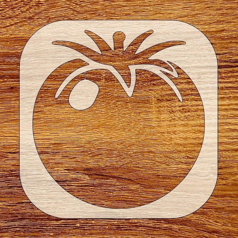 Vegetable Stencil - Etsy