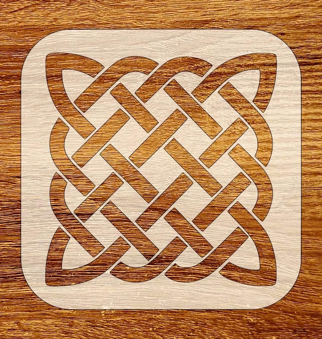 Celtic Knot Stencil, Digital Download, SVG, DXF, Stl, Png, Pdf Files - Etsy