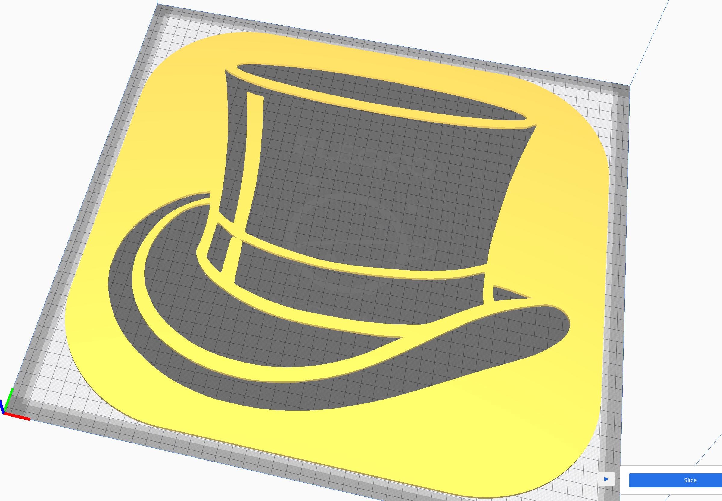 Classic Top Hat Stencil, Reusable DIY Craft Stencil, Digital Download ...