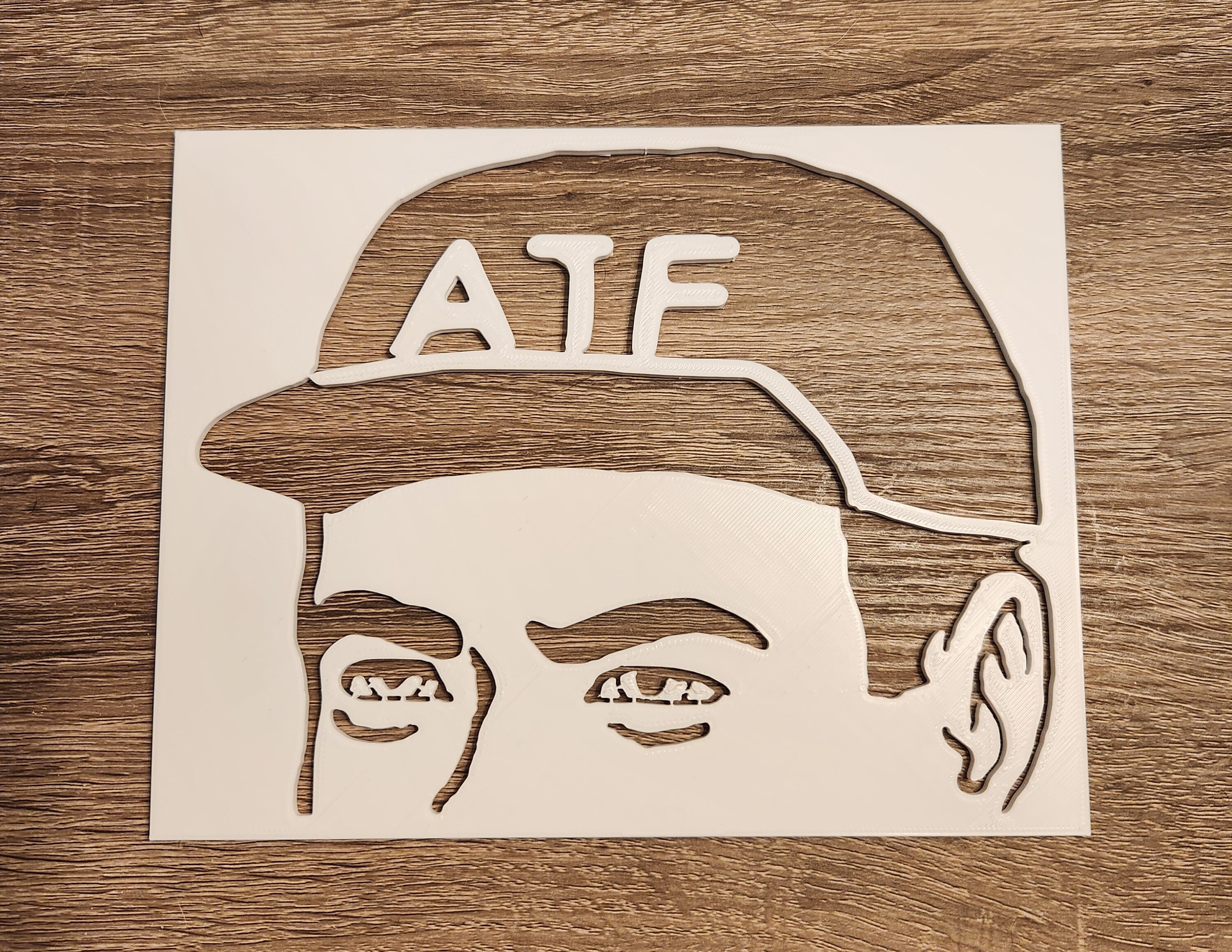 Plantilla ATF Guy, meme ATF, plantilla artesanal diy reutilizable ...