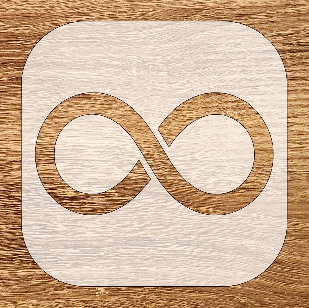 Infinity Symbol Stencil, Reusable DIY Stencil, Digital Download, STL ...