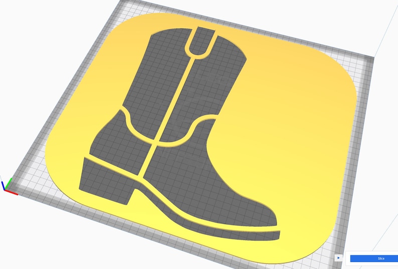 Cowboy Boot Silhouette Stencil, Reusable DIY Craft Stencil, Digital ...