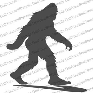 Sasquatch Stencil, Reusable DIY Craft Stencil, Digital Download, STL ...