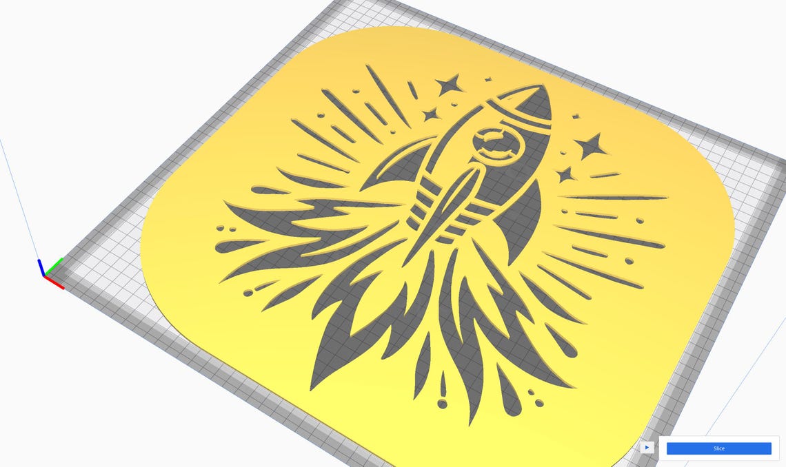 Rocket Stencil, Reusable DIY Craft Stencil, STL, DXF, Svg Files - Etsy