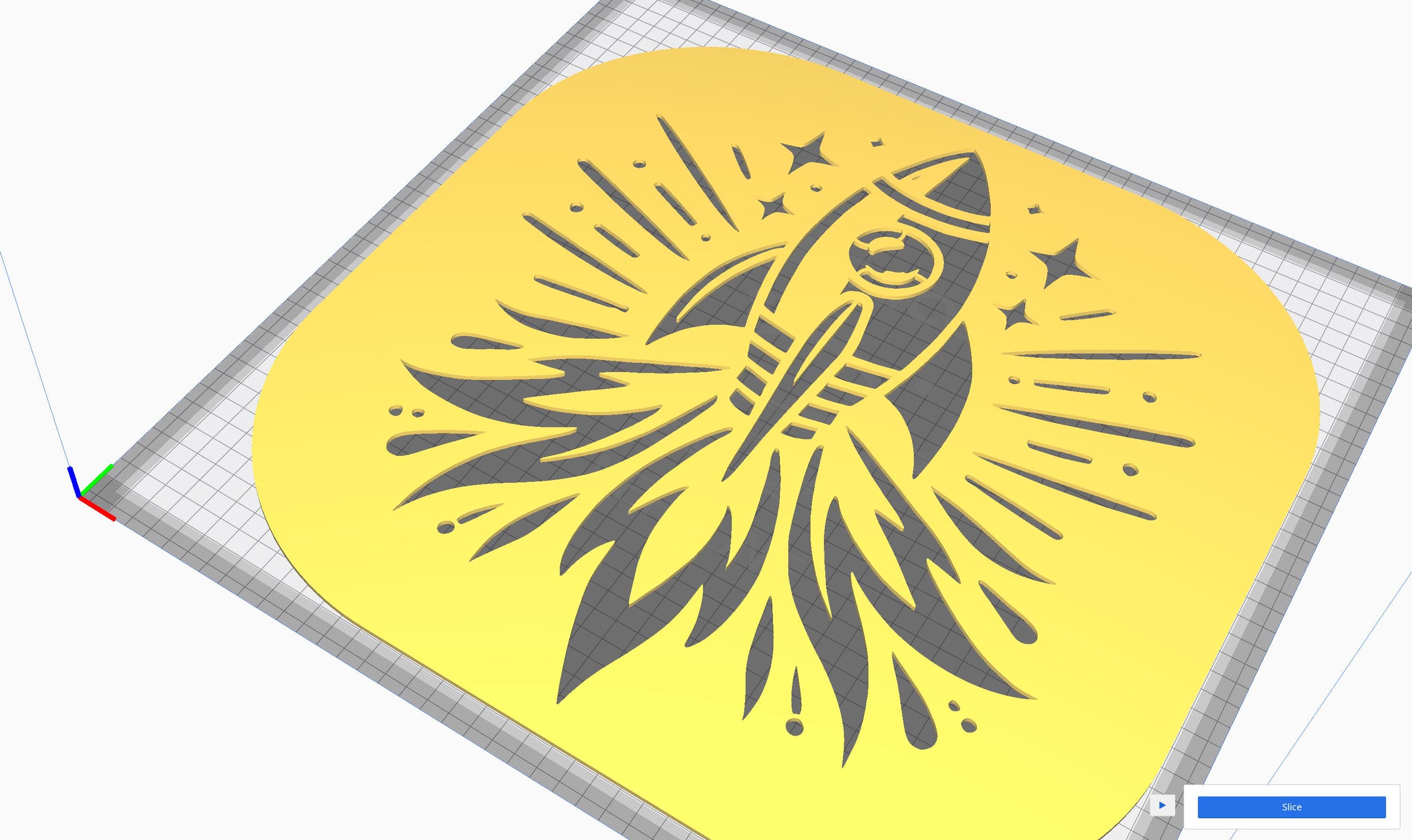 Rocket Stencil, Reusable DIY Craft Stencil, STL, DXF, Svg Files - Etsy