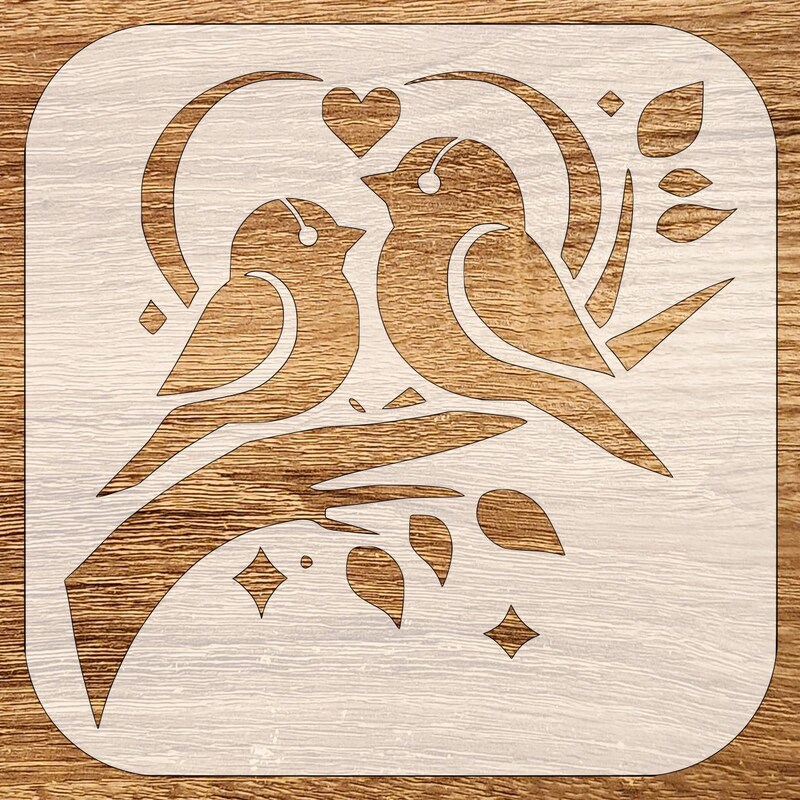 Love Stencil - Etsy