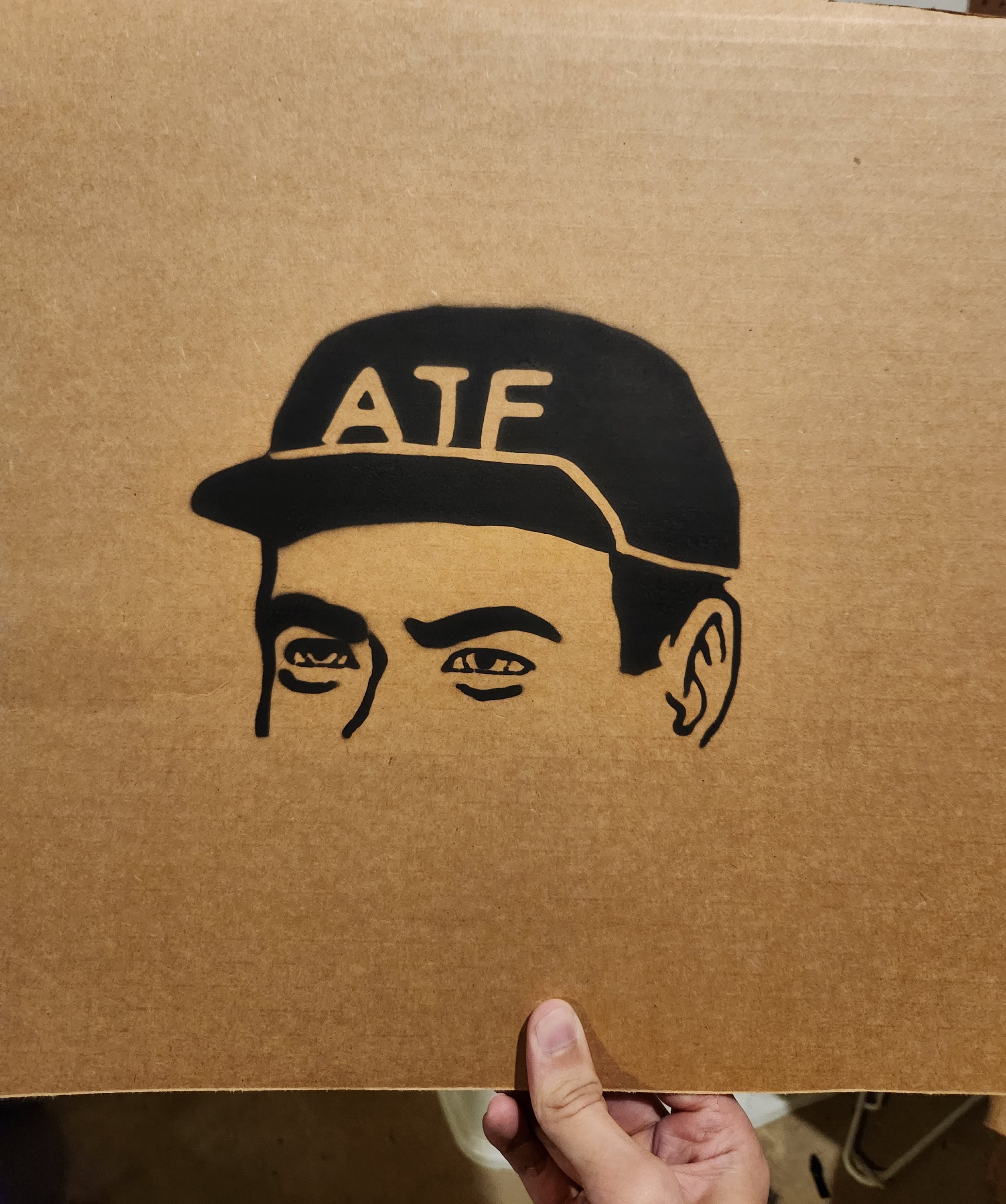 Plantilla ATF Guy, meme ATF, plantilla artesanal diy reutilizable ...