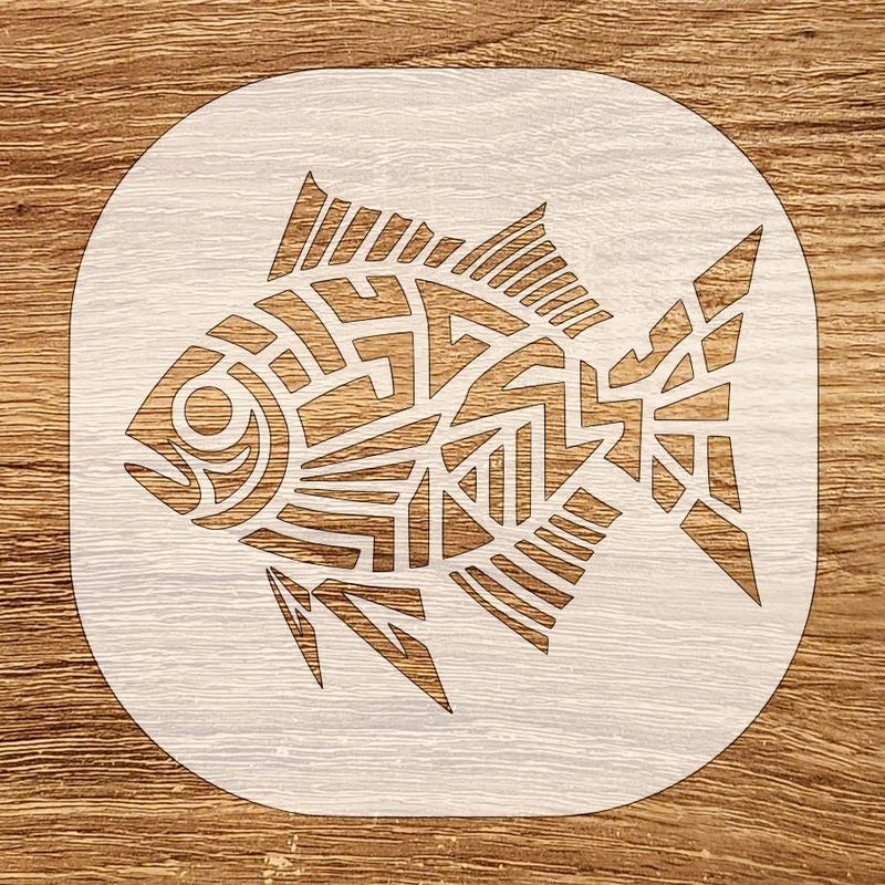 Fish Stencil - Etsy