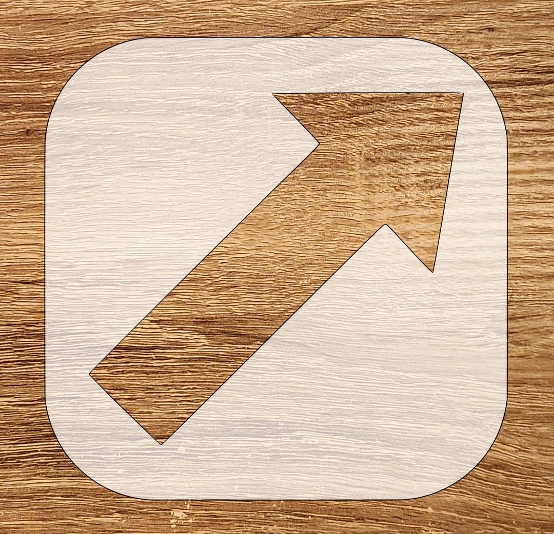 Arrow Stencil, Directional Arrow Template, DIY Signage, Digital ...