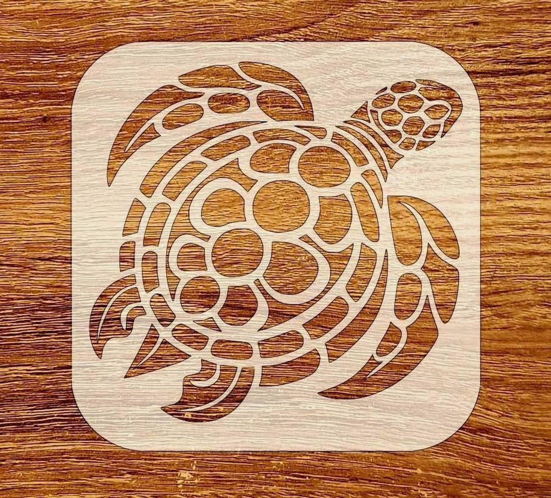 Sea Turtle Stencil, Digital Download, SVG, DXF, Stl, Png, Pdf Files - Etsy
