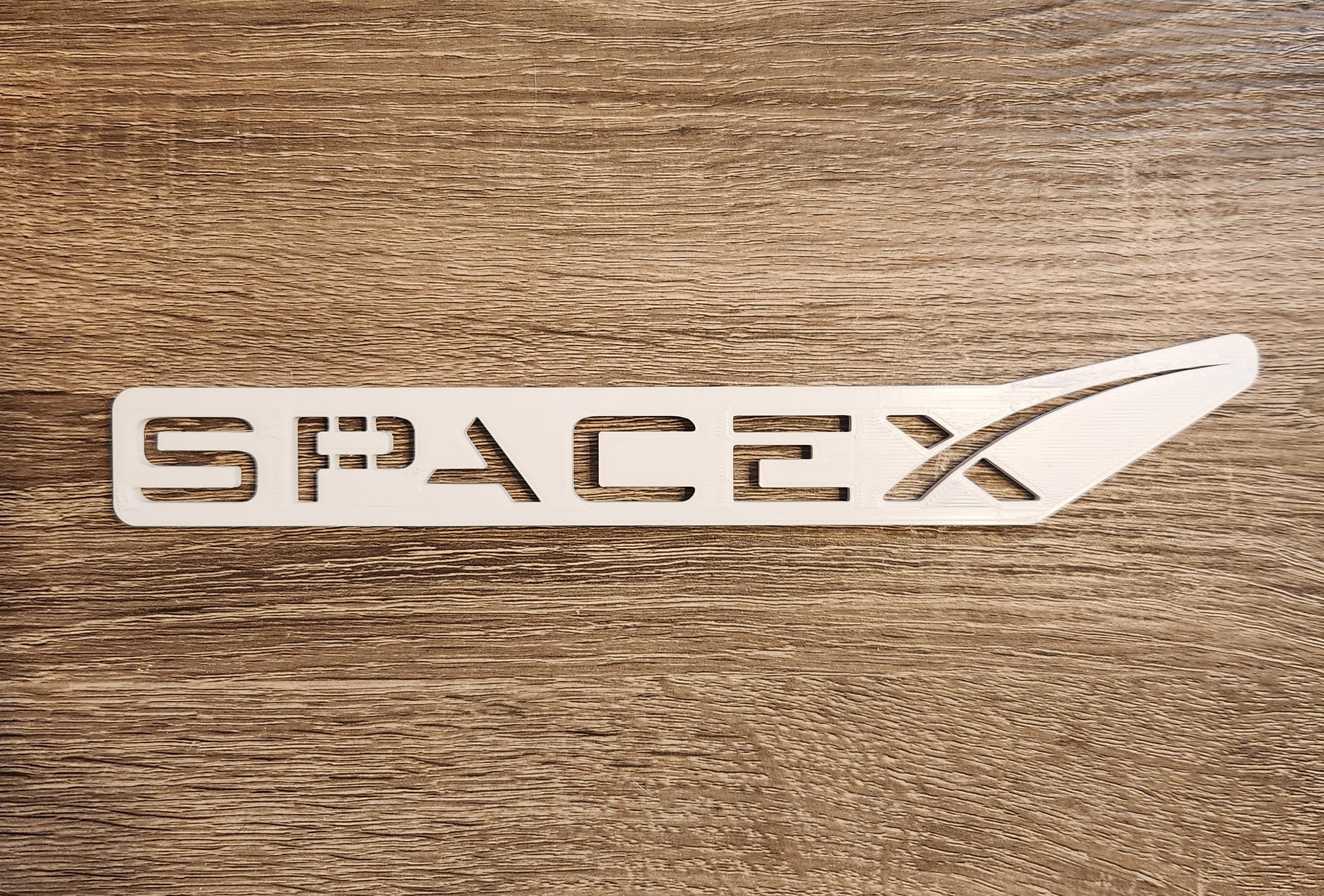 Spacex Logo Stencil Reusable DIY Craft Stencil STL File DXF - Etsy