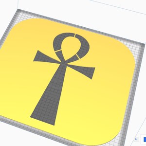 Ankh Stencil, Key of Life Stencil, Reusable DIY Craft Stencil, Digital ...