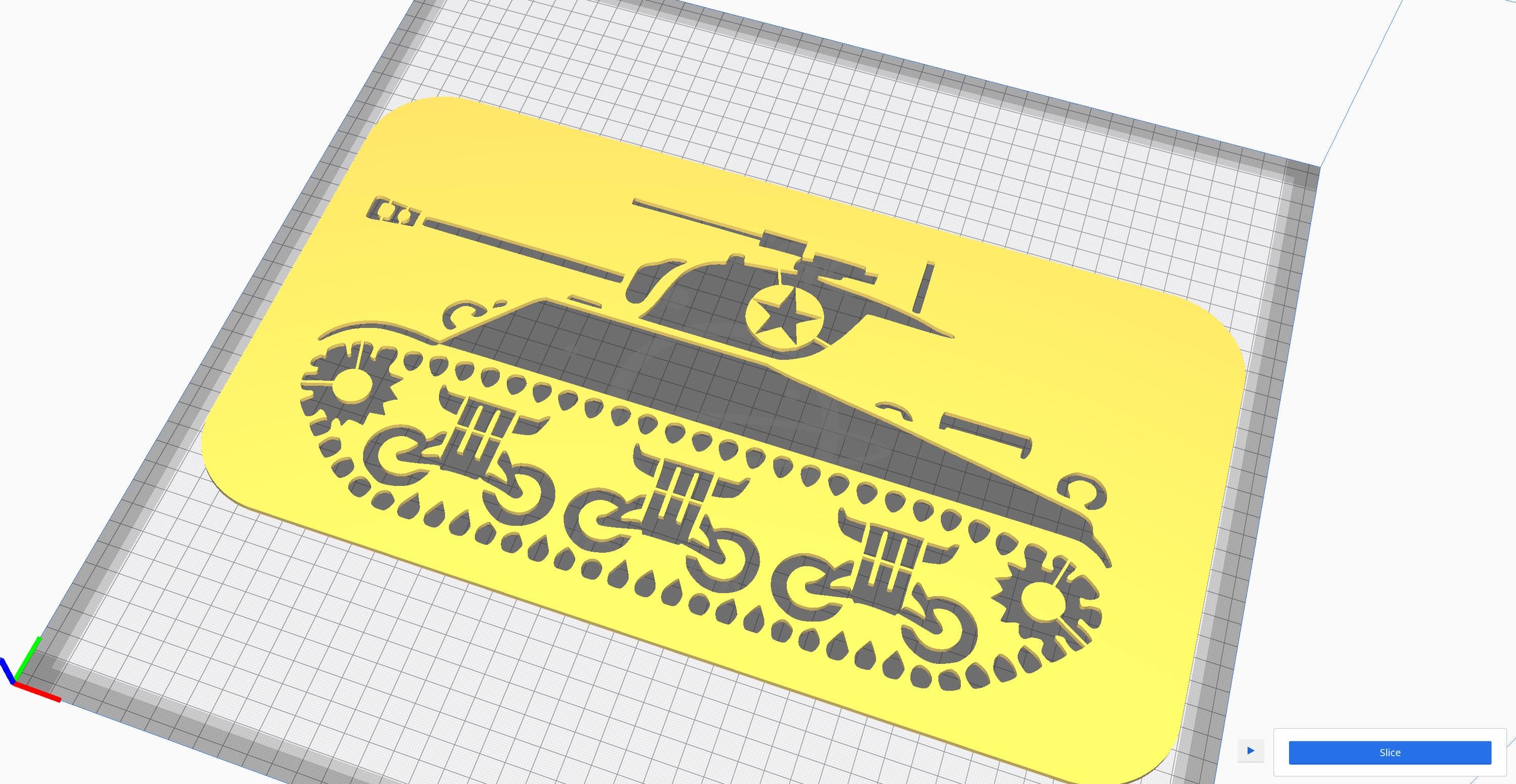 M4 Sherman Tank Stencil, Reusable DIY Craft Stencil, Digital Download, STL, DXF, Svg Files - Etsy
