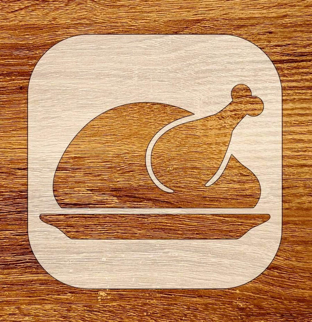 Thanksgiving Turkey Stencil, Digital Download, SVG, DXF, Stl, Png, Pdf ...