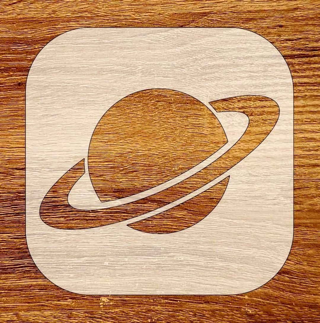 Saturn Planet Stencil, Reusable DIY Craft Stencil, Digital Download ...