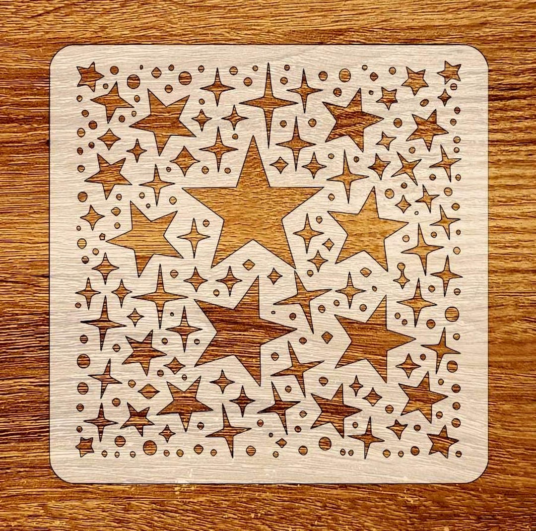 Star Stencil, Digital Download, SVG, DXF, Stl, Png, Pdf Files - Etsy