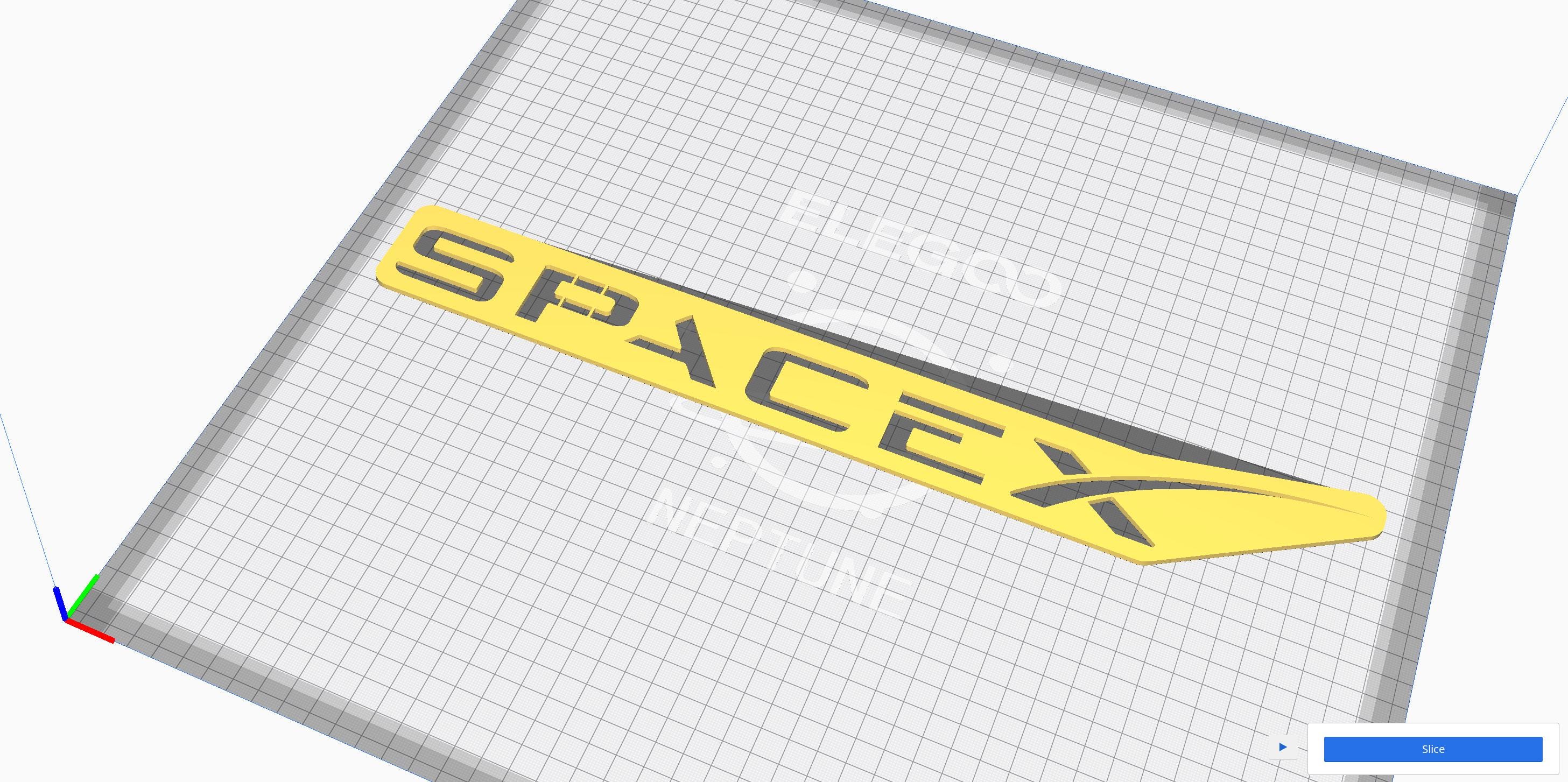 Spacex Logo Stencil, Reusable DIY Craft Stencil, Digital Download, STL ...