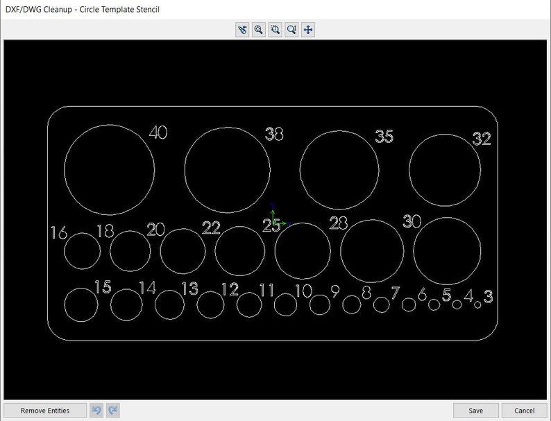 Circle Drawing Stencil Template Digital 3D Print File for Precision ...