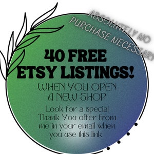 40 Free Listings - Etsy