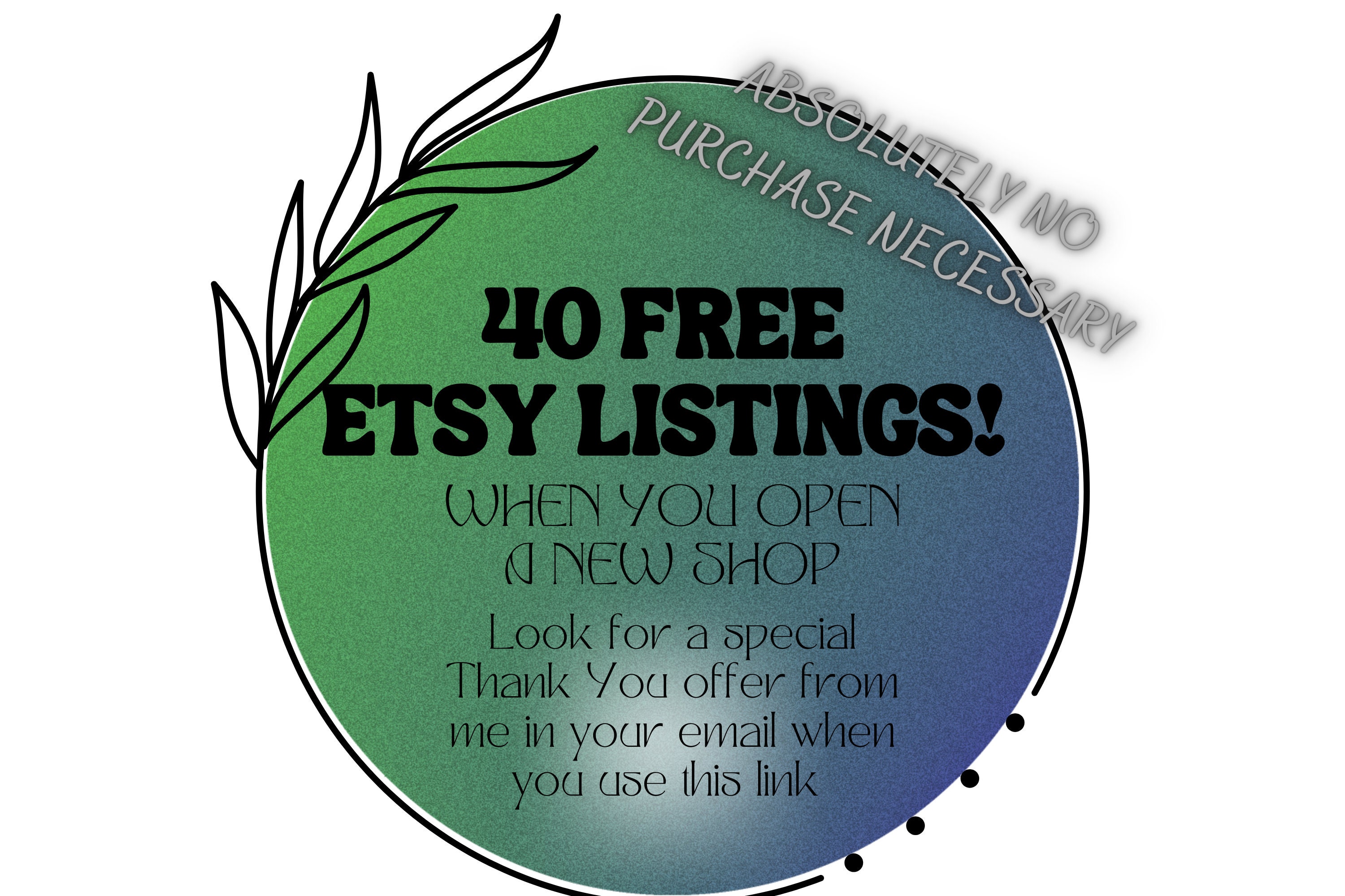 40 Free Listings - Etsy