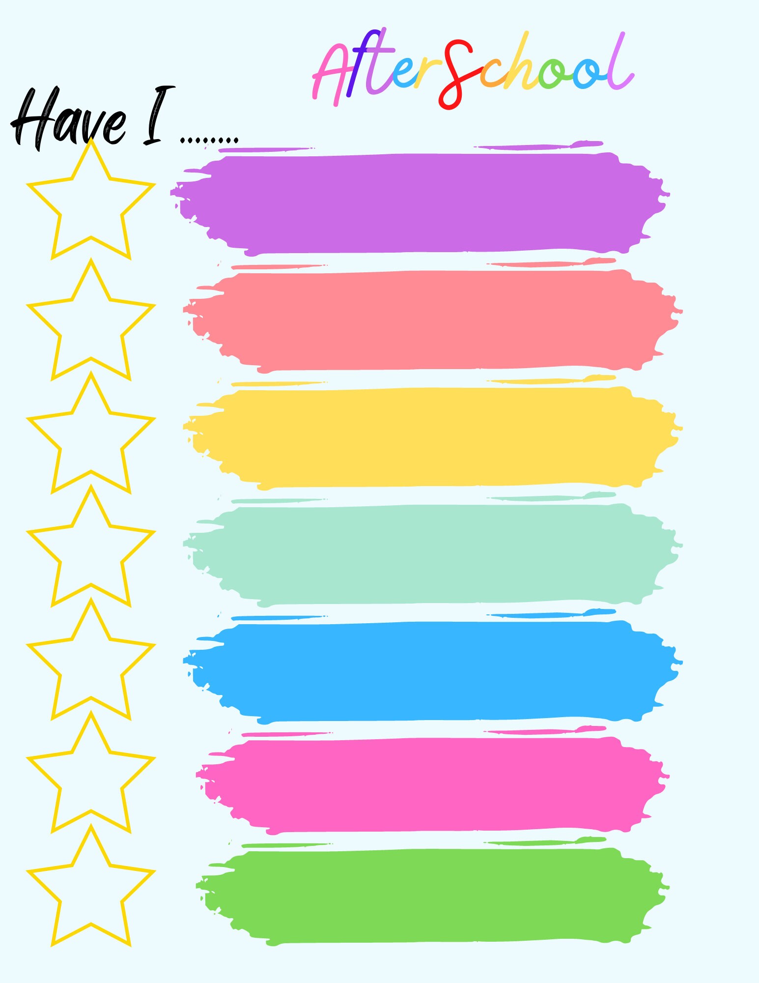 Printable Easy to Read Daily Reminders for Your Little Ones 4 Templates ...